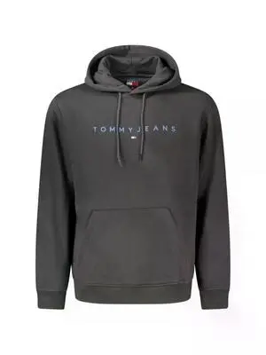 Tommy Hilfiger Logo-print Relaxed Fit Hoodie - Grey