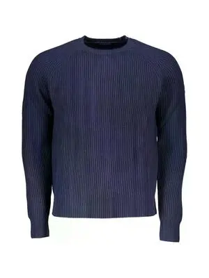 NORTH SAILS Ribbed-knit Cotton Sweater - Blue