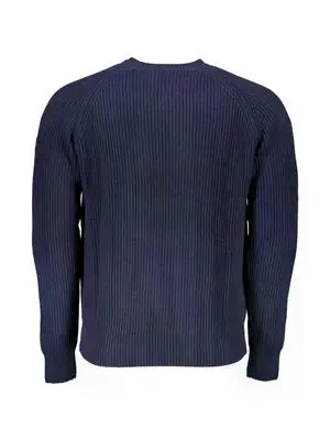 NORTH SAILS Ribbed-knit Cotton Sweater - Blue