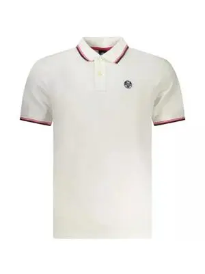 NORTH SAILS Tipped-trim Logo-patch Polo Shirt