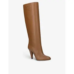 Fendi Logo-embossed Knee-high Boots