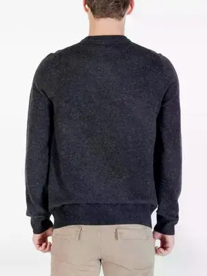 LYLE & SCOTT Logo-patch Crew-neck Sweater - Grey