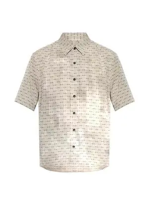 Rag & Bone Grid-pattern Short-sleeve Shirt - Neutrals