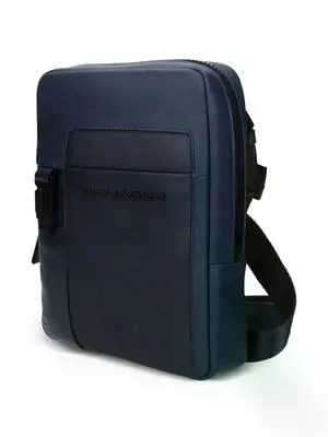PIQUADRO Leather Messenger Bag