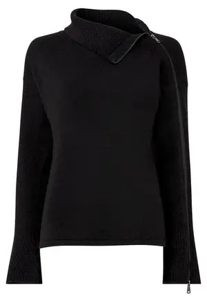 JOE BROWNS Asymmetrical Zip Neck Pullover Sweater
