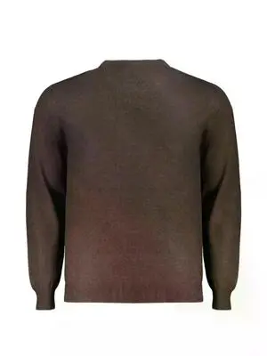 HARMONT & BLAINE Merino Wool Crew-neck Sweater - Brown