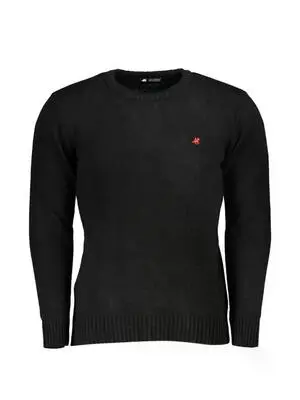 U.S. Grand Embroidered Logo Crew-neck Sweater