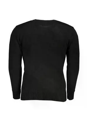 U.S. Grand Embroidered Logo Crew-neck Sweater