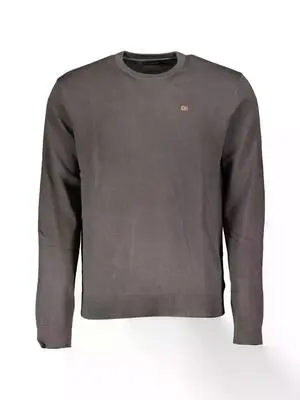 NAPAPIJRI Logo-patch Cotton Sweater - Grey