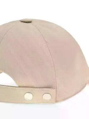 Max Mara Logo-embroidered Baseball Cap - Neutrals