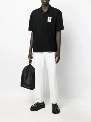 Neil Barrett Logo-patch Polo Shirt