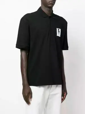 Neil Barrett Logo-patch Polo Shirt