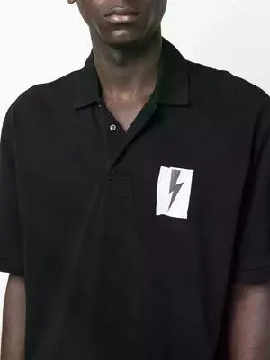 Neil Barrett Logo-patch Polo Shirt