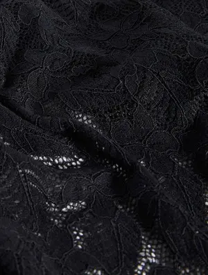 COCO CONTOURS Galena Lace One-piece Swimsuit - Black