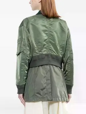 Toga Nylon Twill Jacket - Green