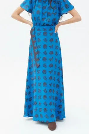 Ace & Jig Reversible Maxi Wrap Skirt
