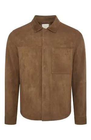Onia Suede Work Overshirt