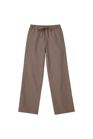 VIR VITA Siena Organic Cotton Poplin Pant - Bark