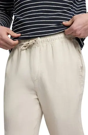Onia Pigment Dye Linen Pull-on Pant