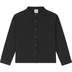 VIR VITA Alma Linen Shirt - Black