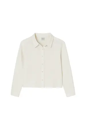 VIR VITA Paloma Linen Shirt - White