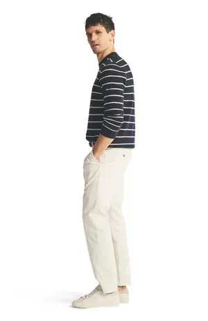 Naadam Lightweight Cashmere Striped Crewneck