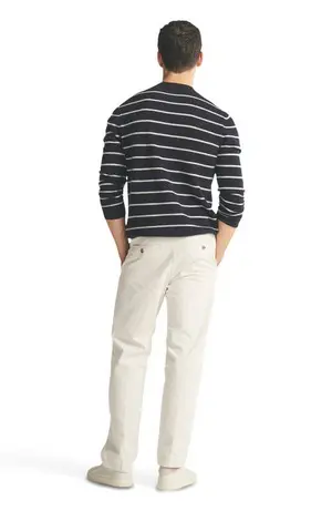 Naadam Lightweight Cashmere Striped Crewneck