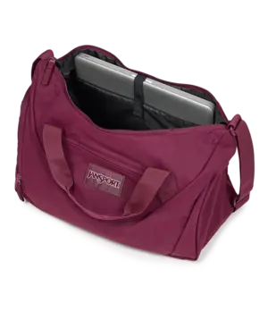 JANSPORT Recharge Medium Gym Bag - Cherry Lacquer