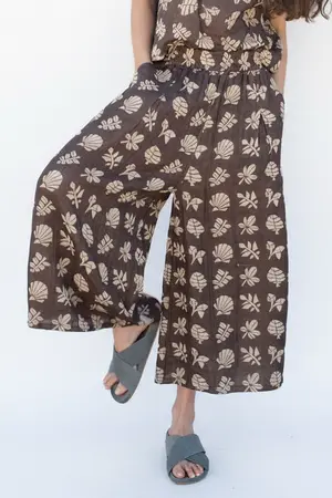 Ace & Jig Jo Midi Wide Leg Culottes - Botanical