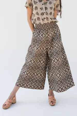 Ace & Jig Jo Midi Wide Leg Culottes - Yesterday