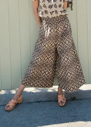 Ace & Jig Jo Midi Wide Leg Culottes - Yesterday