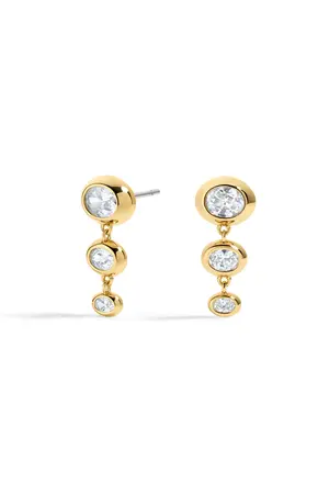 ELECTRIC PICKS Rain Drop Stud Earrings - Gold