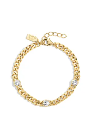 ELECTRIC PICKS Wilshire Cuban-link Bracelet - Gold