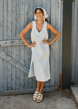 Ace & Jig Beth Reversible V-neck Shift Dress - Calm