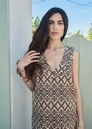 Ace & Jig Beth Reversible V-neck Shift Dress - Yesterday