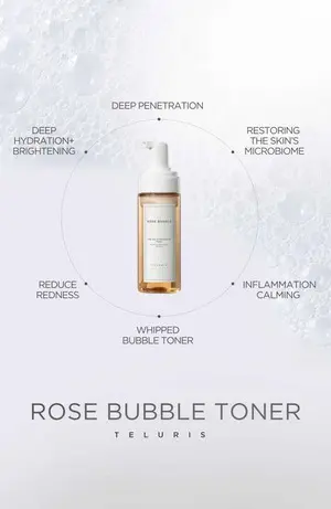 TELURIS Rose Bubble Toner
