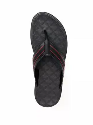 Corneliani Logo Thong Sandals