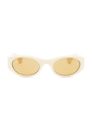 Valentino Garavani Round Sunglasses - Ivory & Brown