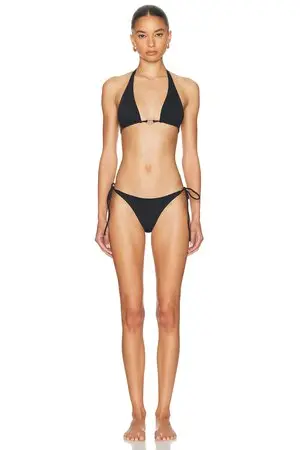 ZIAH Brazilian Bikini Bottom - Black