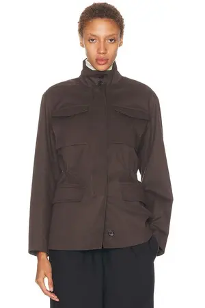 THE ROW Floriane Jacket - Chestnut