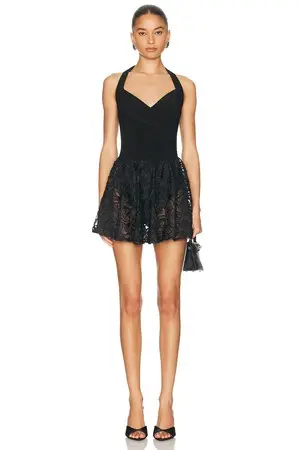 Norma Kamali Cayla Flared Pickleball Dress
