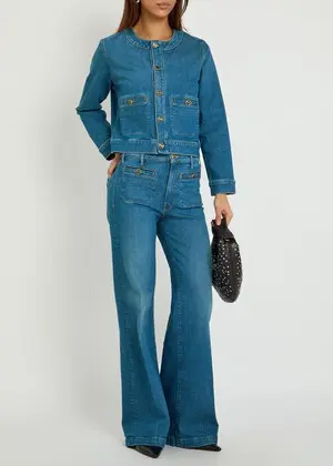 MOTHER Stasher Hustler Roller Wide-leg Jeans