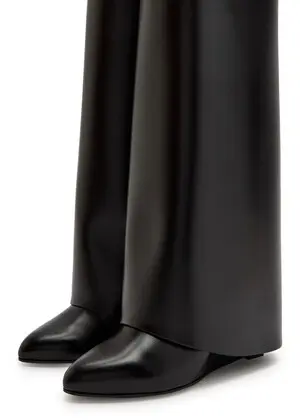 Givenchy Shark Lock 90 Leather Knee-high Boots