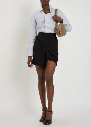 VIVIENNE WESTWOOD Zora Crepe Mini Wrap Skirt