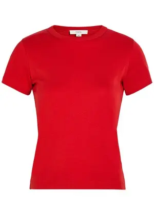 Vince Shrunken 90s Cotton And Modal-blend T-shirt