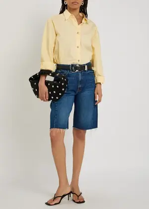 MOTHER The Half-pipe Bermuda Denim Shorts