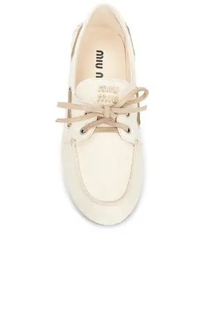 Miu Miu Moccasin - Ecru