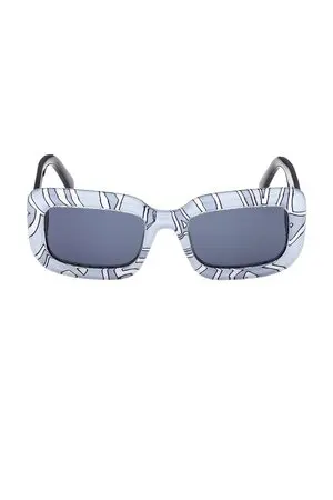 Emilio Pucci Rectangular Sunglasses - Blue