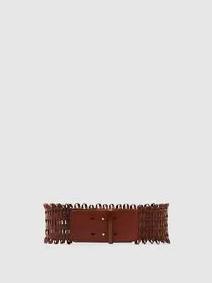 ATELIER Leather Interlaced Belt