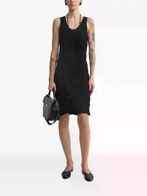 TOTEME Crinkled Tank Dress - Black